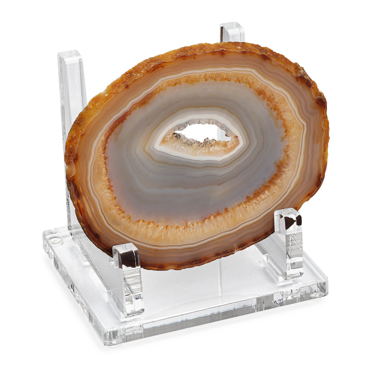 Clear Choice Display Small flat diches Rock Geode Easel Stand, Slabs ...